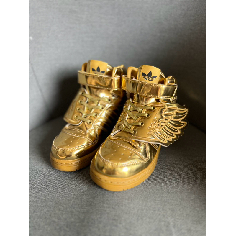 Jual RARE ITEM : ADIDAS JEREMY SCOTT GOLD WINGS MIRROR ORIGINAL ...