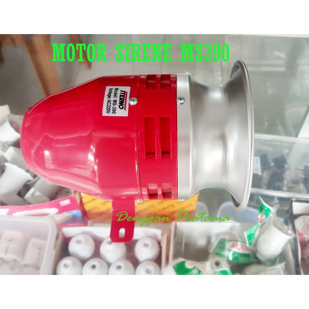 Jual Motor Sirene MS390 Sirine 220 VAC Siren Warning | Shopee Indonesia