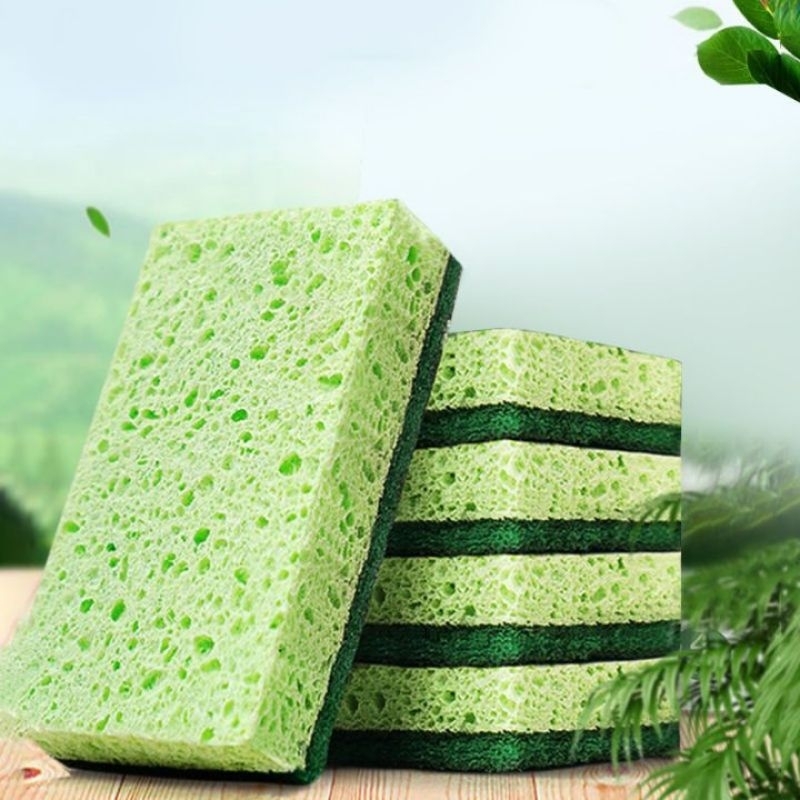 Jual Busa Spon Cuci Piring Cellulose Wood Sponge Spons Awet | Shopee ...