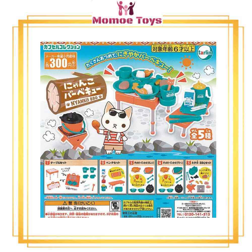 Jual Gashapon Gacha-Gacha Miniature Nyanko BBQ Set of 5 Original Japan ...