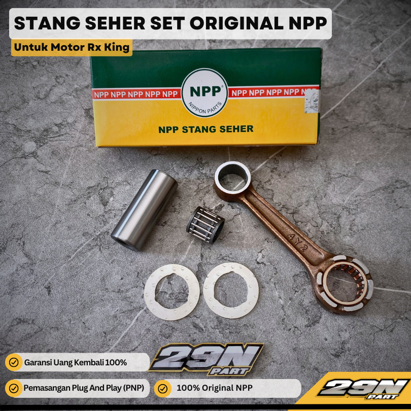 Jual Conrod Kit Stang Seher Bearing Kruk As Rx King RXKING RXK ORIGINAL ...
