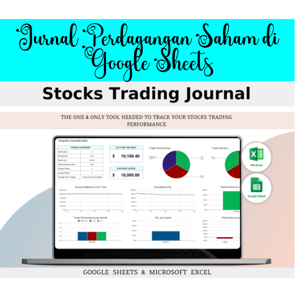 Jual Jurnal Perdagangan Saham di Google Sheets | Shopee Indonesia