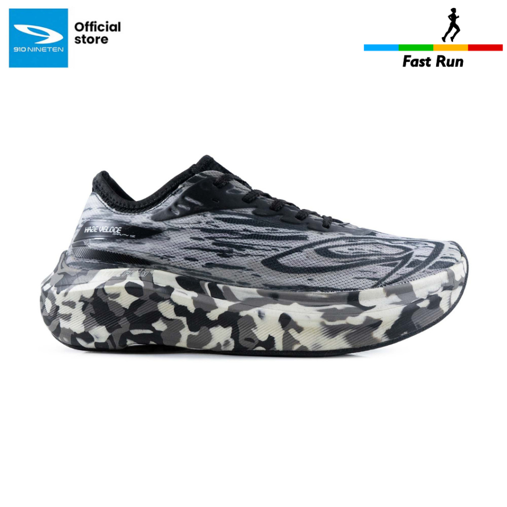 Jual 910nineten HAZE VELOCE GRAVITY sepatu lari - HITAM/PUTIH | Shopee ...