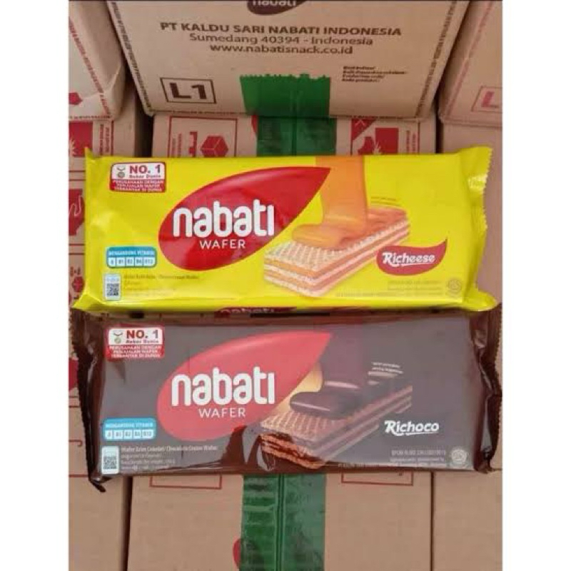 Jual [1 Dus isi 24 PCS] NABATI WAFER 110g | Shopee Indonesia