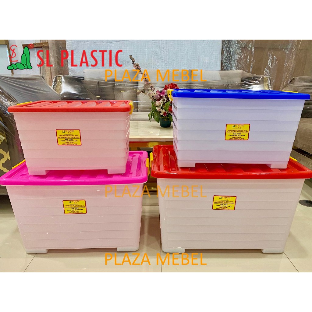 Jual Container Kontainer Box CB 45 - 61 - 95 - 128 Liter PUTIH SL ...