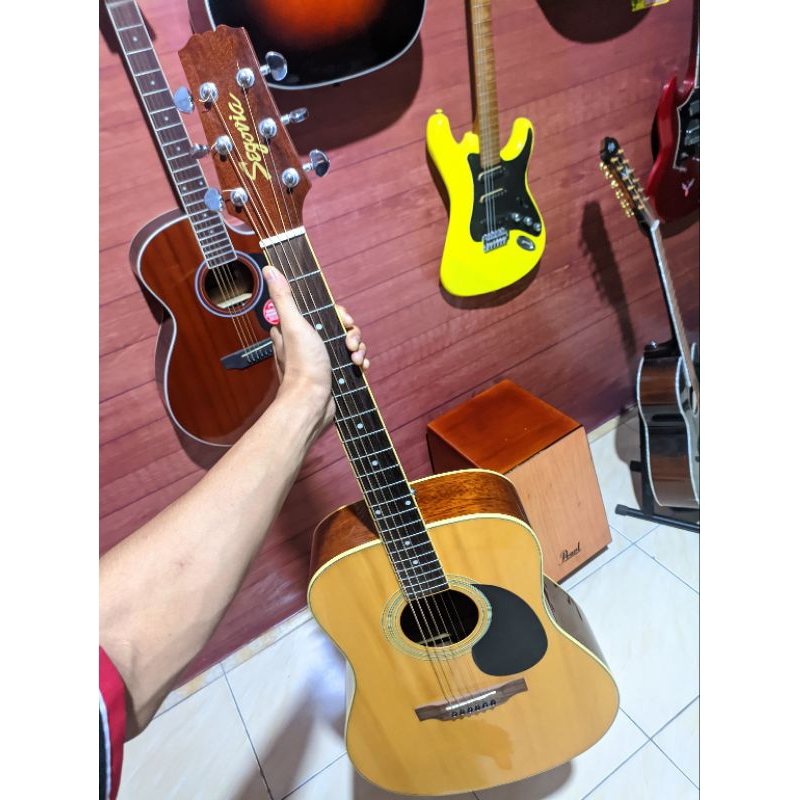 Jual Gitar akustik Original SEGOVIA D07GN | Shopee Indonesia
