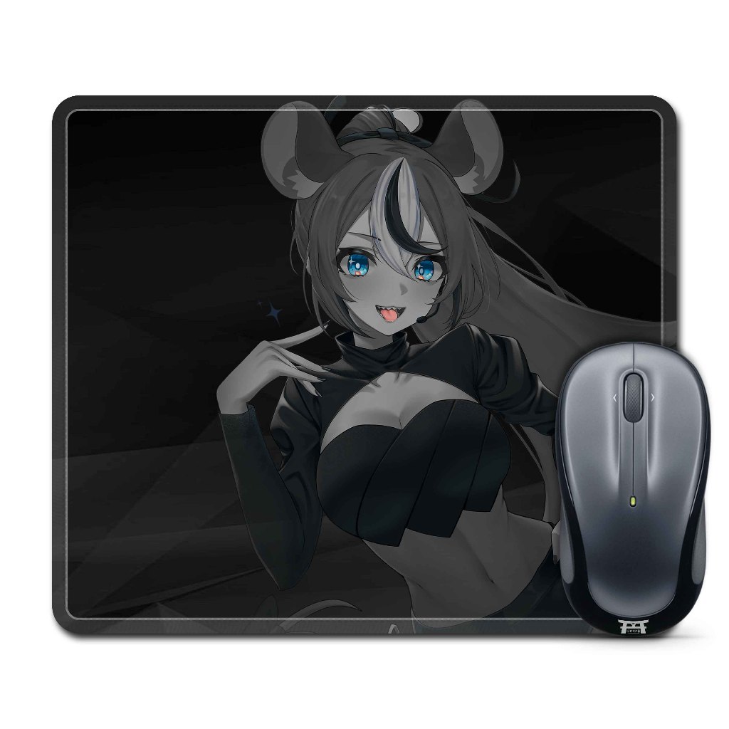 Jual Mouse pad gaming vtuber MONOCHROME HAKOS BAELZ - HOLOLIVE material ...