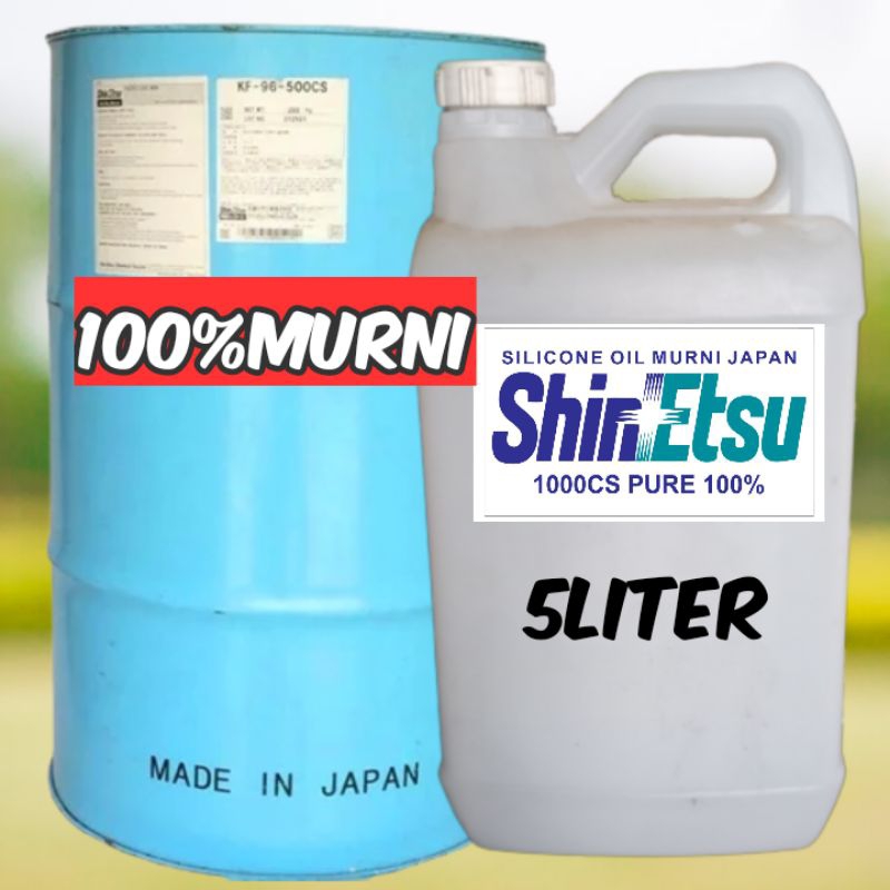 Jual Silikon Oil Murni 1000cps Shinetsu Oryginal Japan 5kg 1kg Bahan ...
