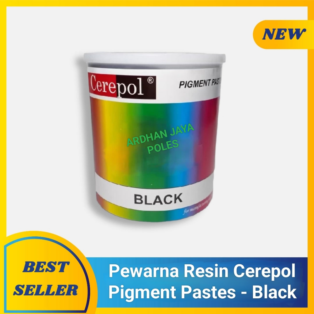 Jual Pigment Pastes Cair Pewarna Resin Fiberglass Cerepol - Black ...