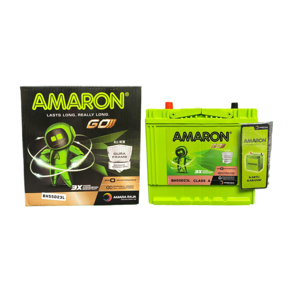 Jual AMARON GO Aki Kering Mobil Toyota Kijang Innova Bensin 55D23L 60Ah | Shopee Indonesia