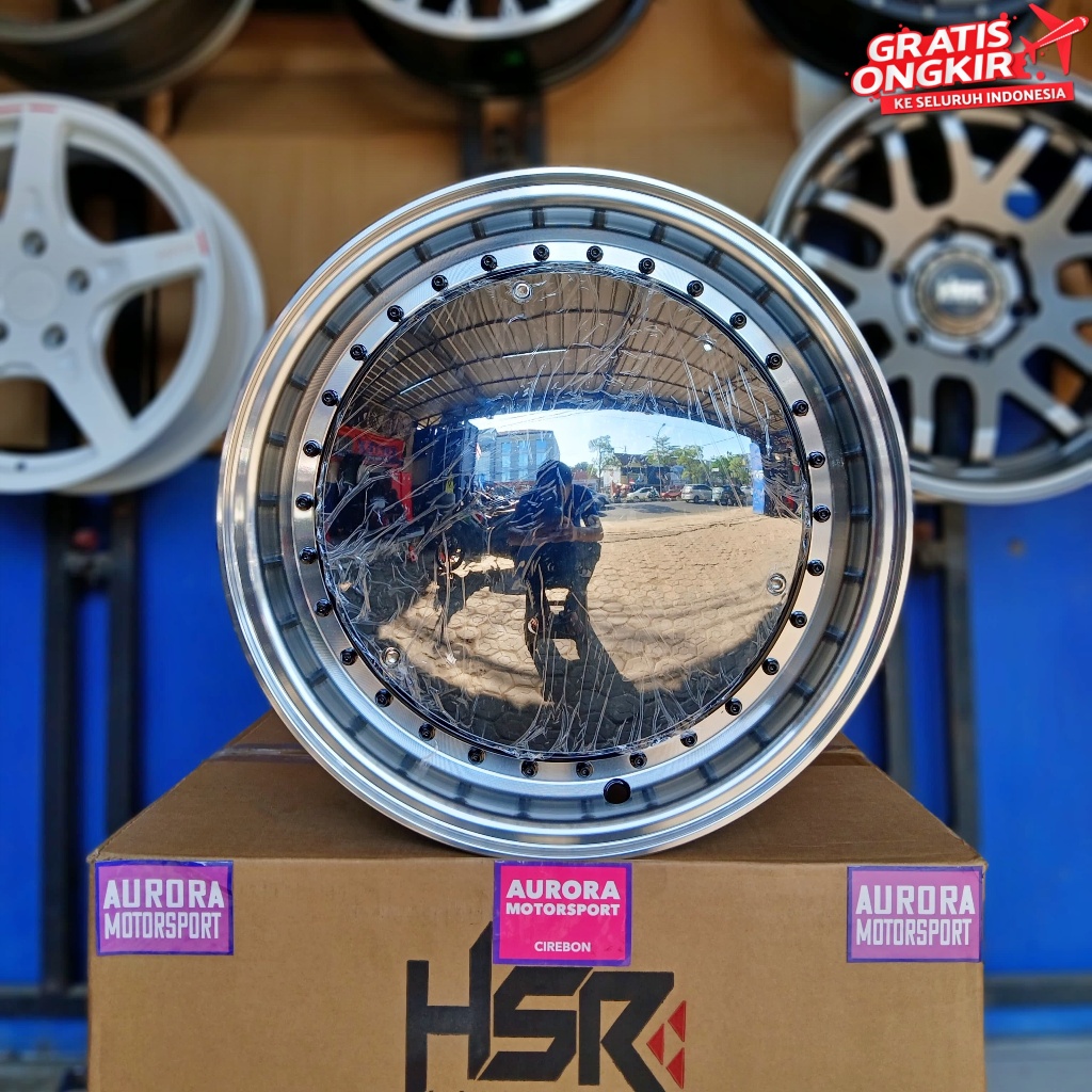 Jual Velg ring 14 mobil wuling air ev karimun brio HSR Mirror R14 lebar ...