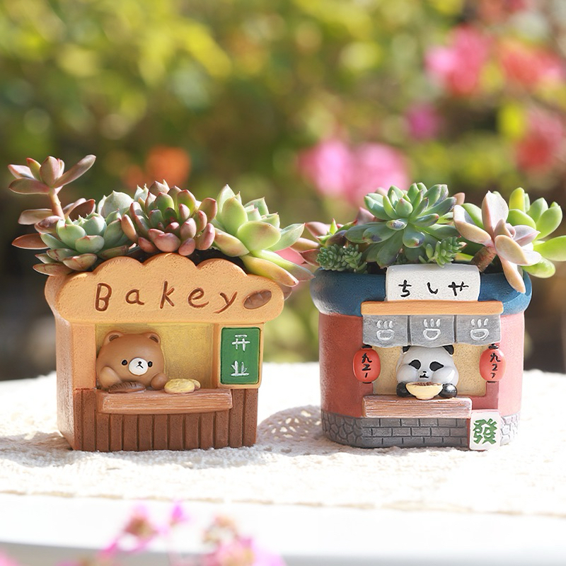 Jual Pot Resin Bagus / Pot Lucu Mini Kecil / Sukulen / Kaktus / Lithops ...