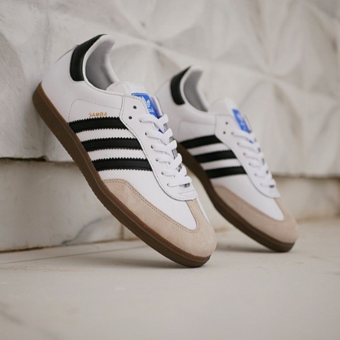 Jual Promo//Sepatu Sneakers Casual Adidas Spezial Samba OG White Black ...