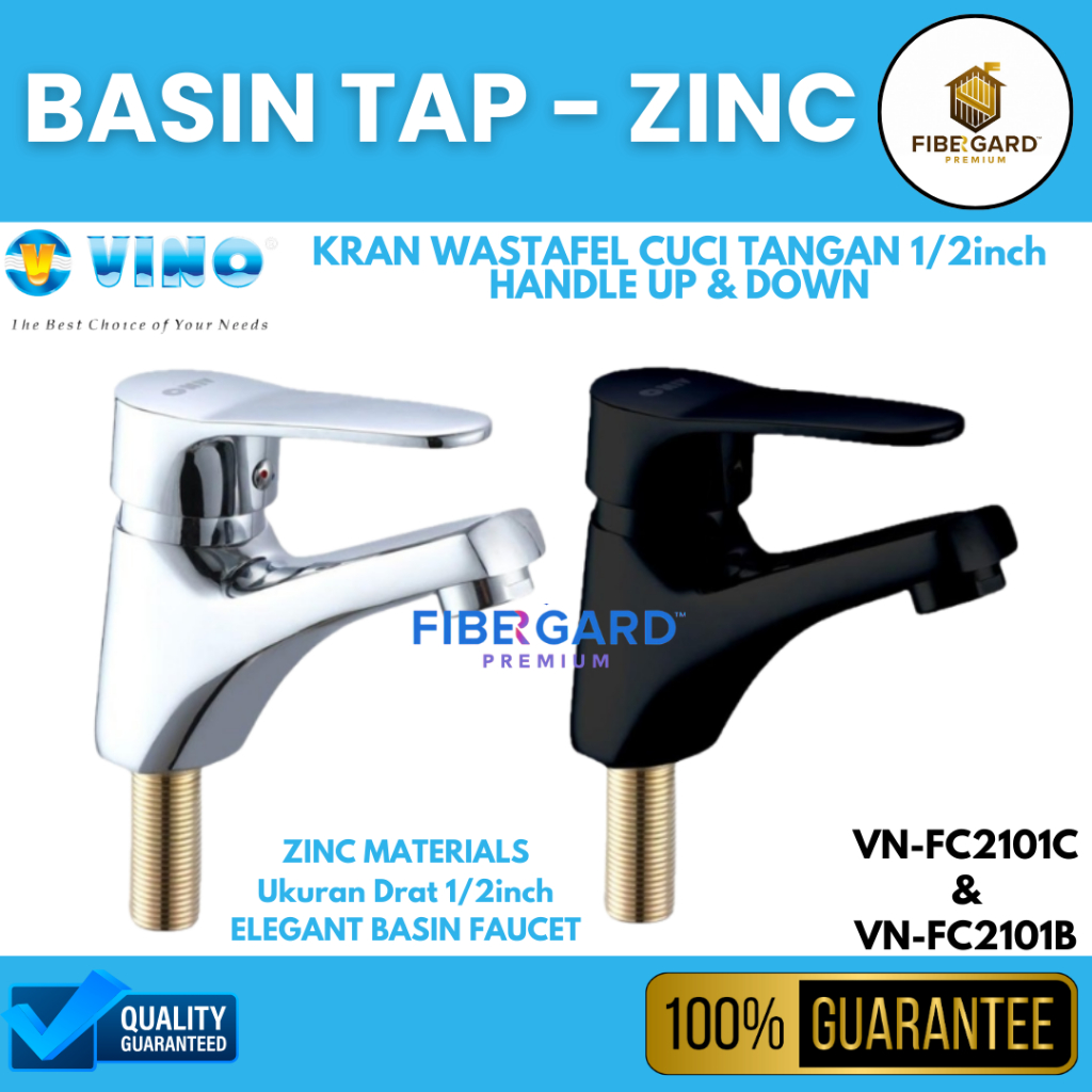 Jual FIBERGARD - VINO Premium - Kran Keran Air Wastafel Pendek Cuci ...