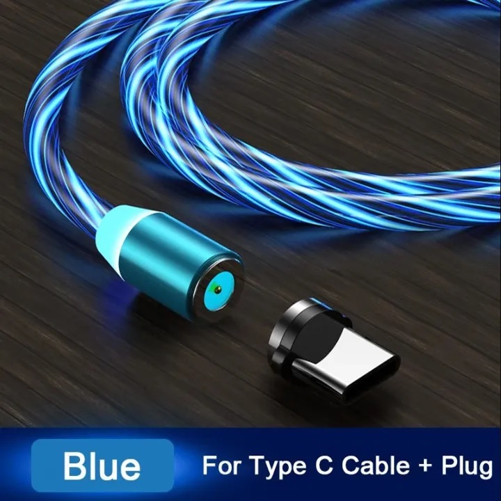 Jual KABEL DATA FAST CHARGING MAGNETIC USB TYPE C KABEL BERCAHAYA KEREN ...