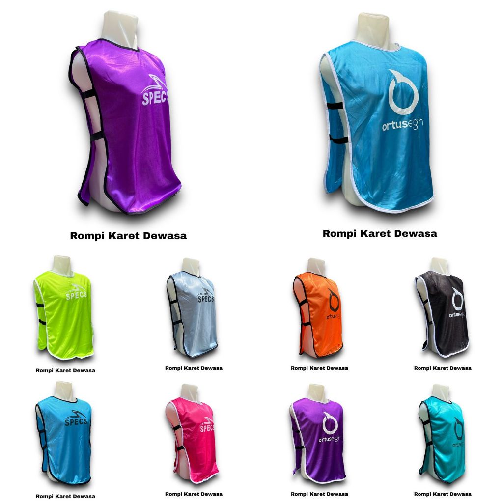 Jual Rompi Karet Latihan Bola Karet Rompi Olahraga Karet Latihan Futsal ...