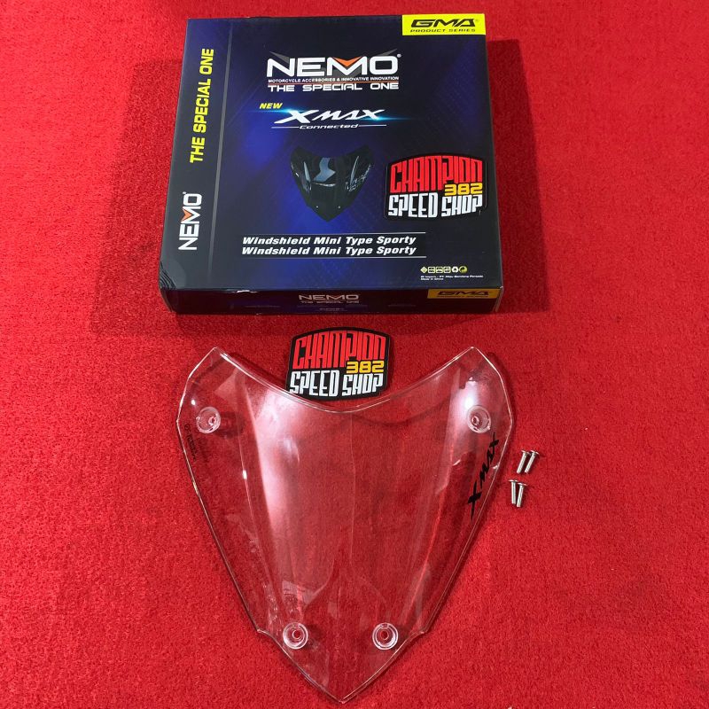 Jual Visor Windshield NEMO GMA New XMAX X-MAX 250 Connected 2023 2024 ...