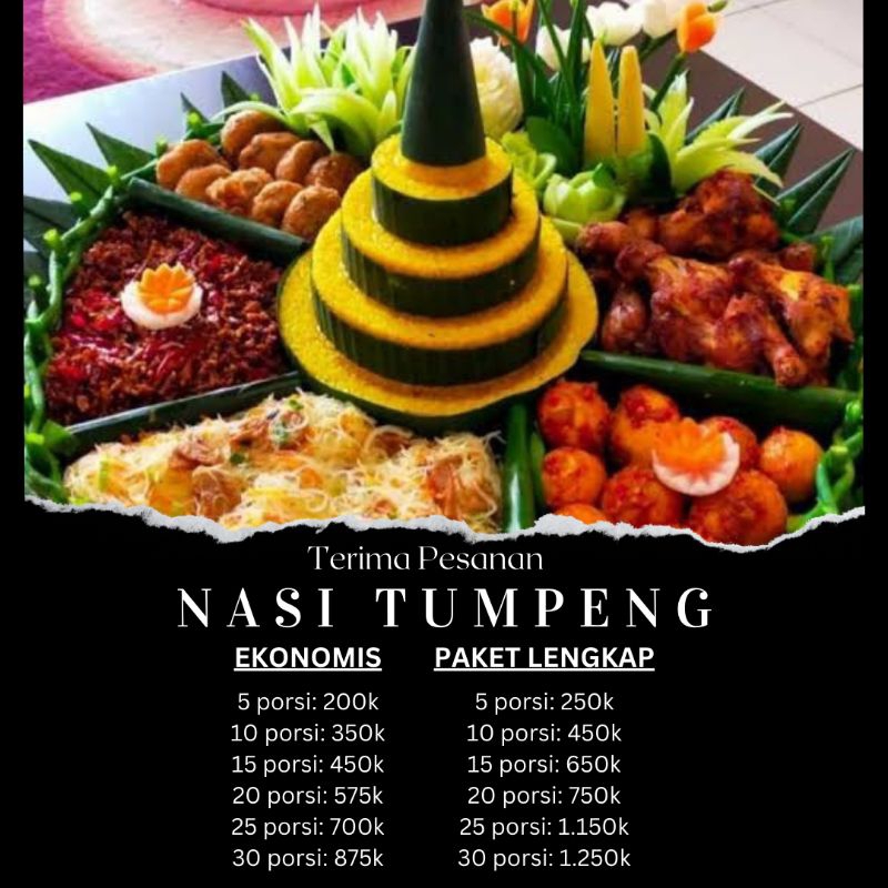 Jual Paket nasi tumpeng untuk ulang tahun dll | Shopee Indonesia