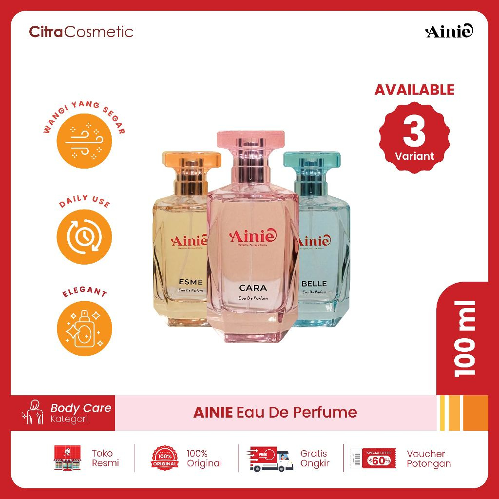 Jual Ainie Eau De Perfume 100 Ml | Shopee Indonesia