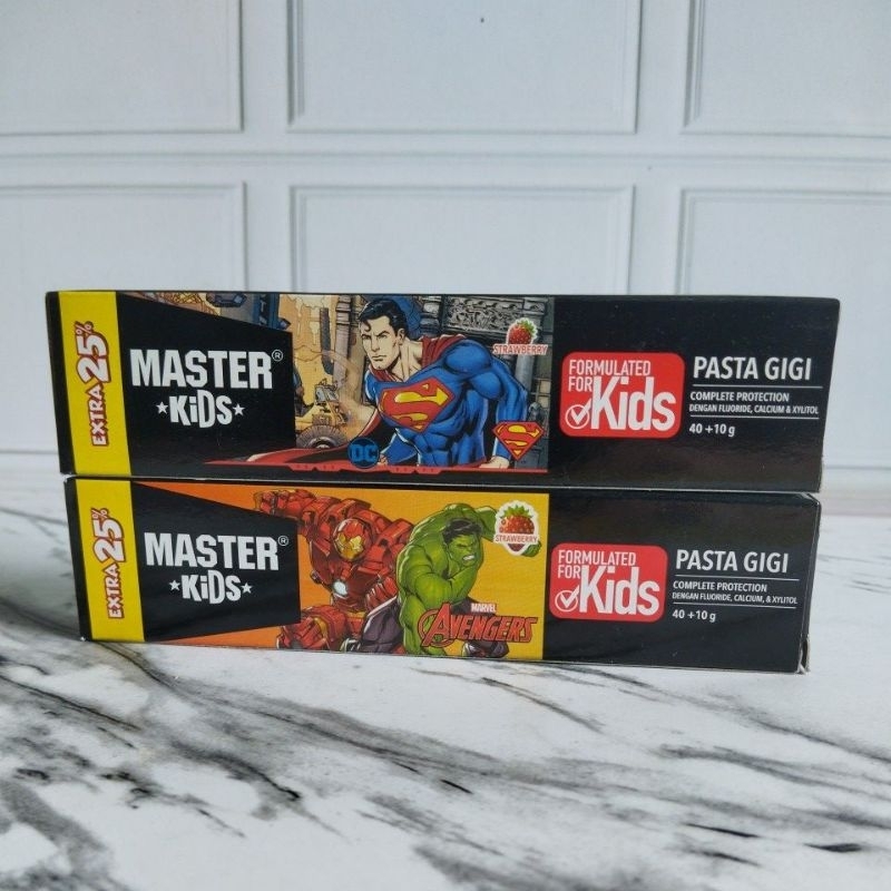 Jual Master Kids Toothpaste Pasta Gigi Strawberry 50 g | Shopee Indonesia
