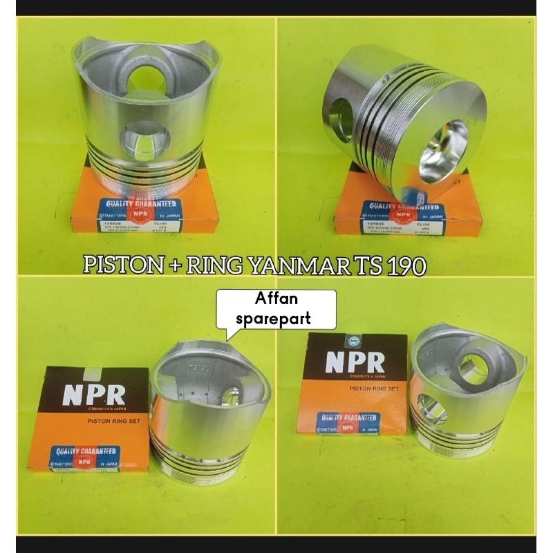 Jual PISTON WITH RING YANMAR TS 190 / PISTON DAN RING YANMAR TS 190 ...