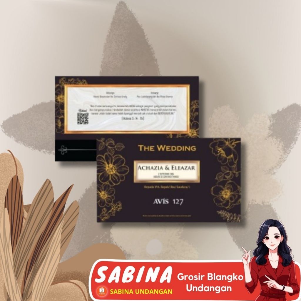 Jual BLANGKO UNDANGAN AVIS 127 | SABINA UNDANGAN FREE KATALOG DAN FILE ...