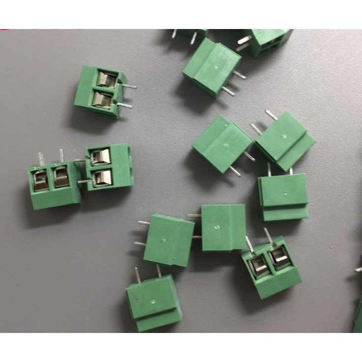 Jual KF 126 Green Terminal Block Hijau KF126 2 pin 2p Screw pitch 5mm PCB | Shopee Indonesia
