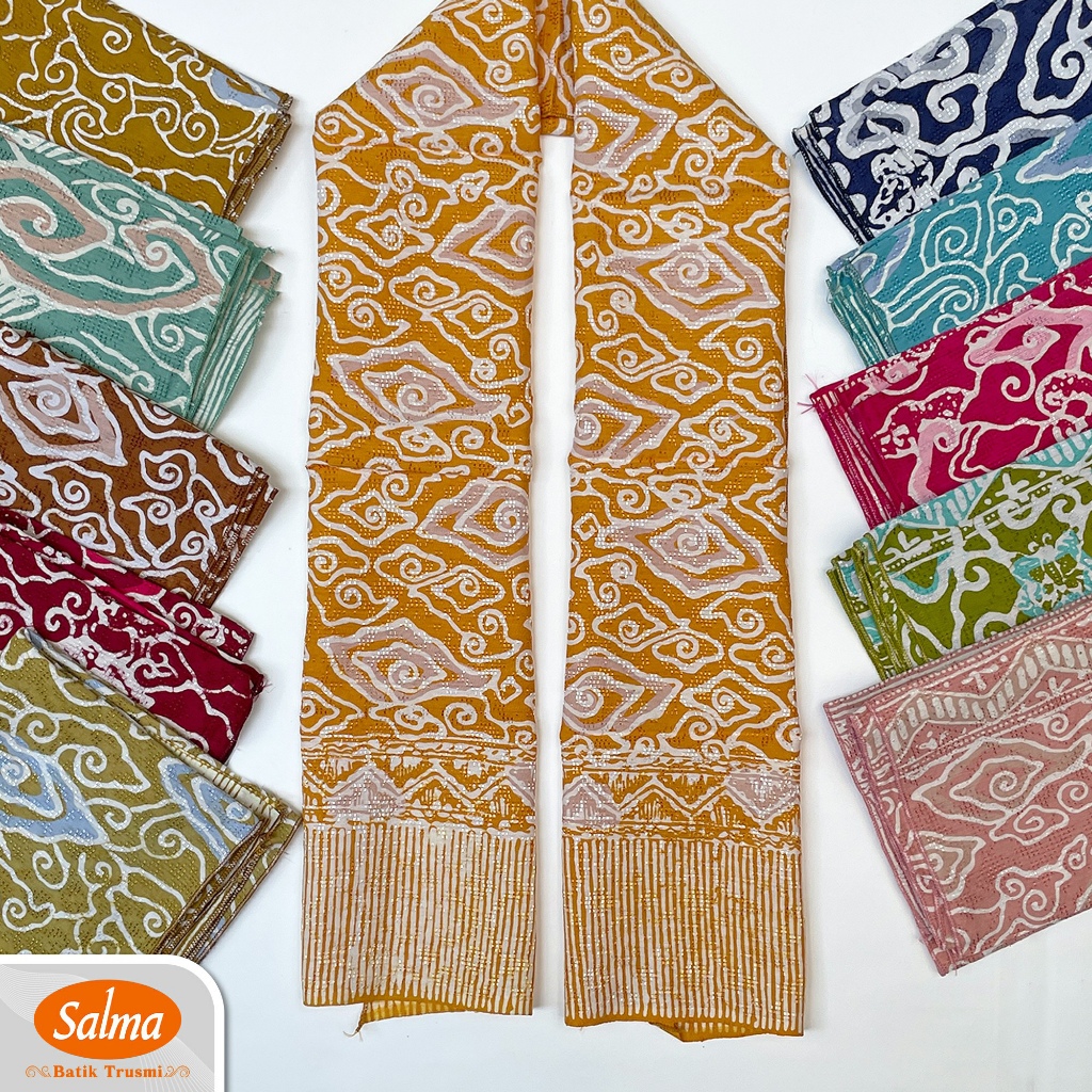 Jual BATIK SALMA Syal Scarf Slayer Batik Mega Mendung Bahan Dobby ...