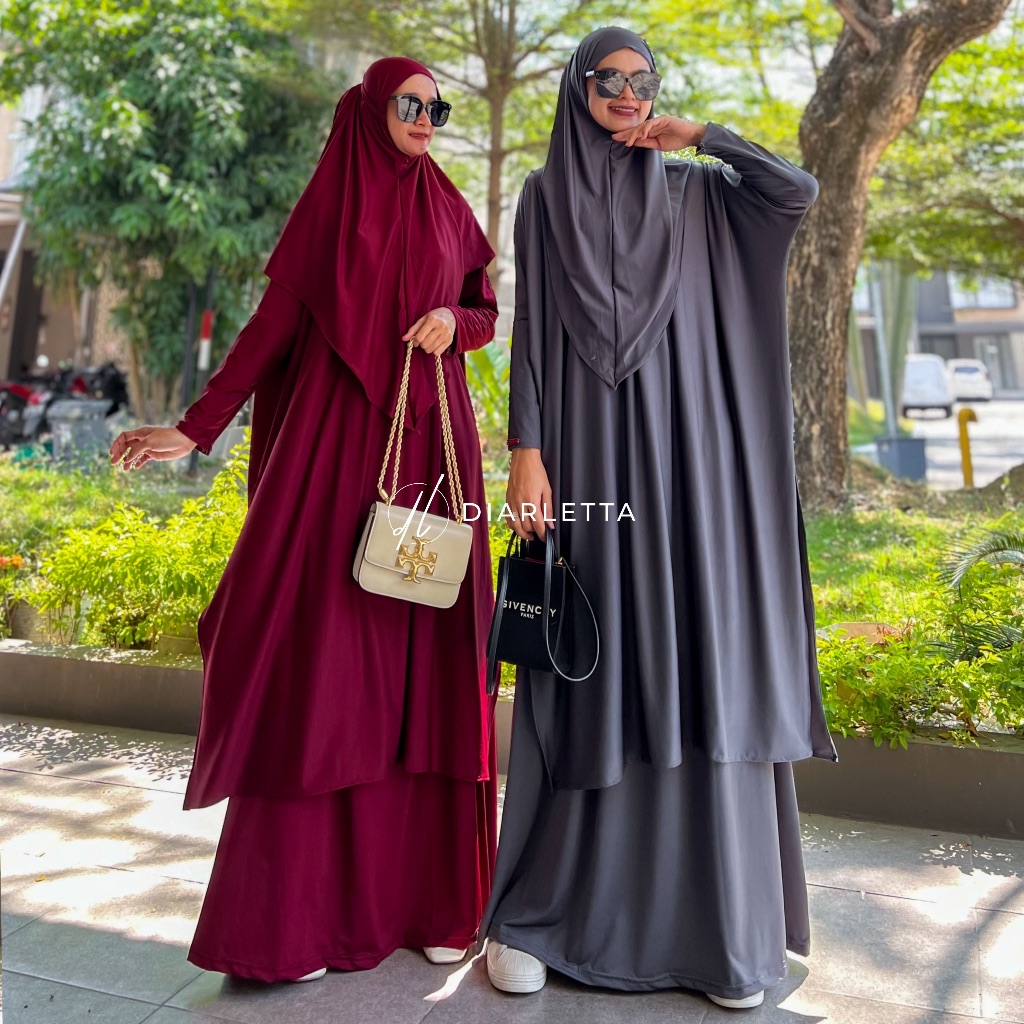 Jual Shameera Set Rok Hijab Jersey Steilla Jumbo Daily Set by Diarletta ...