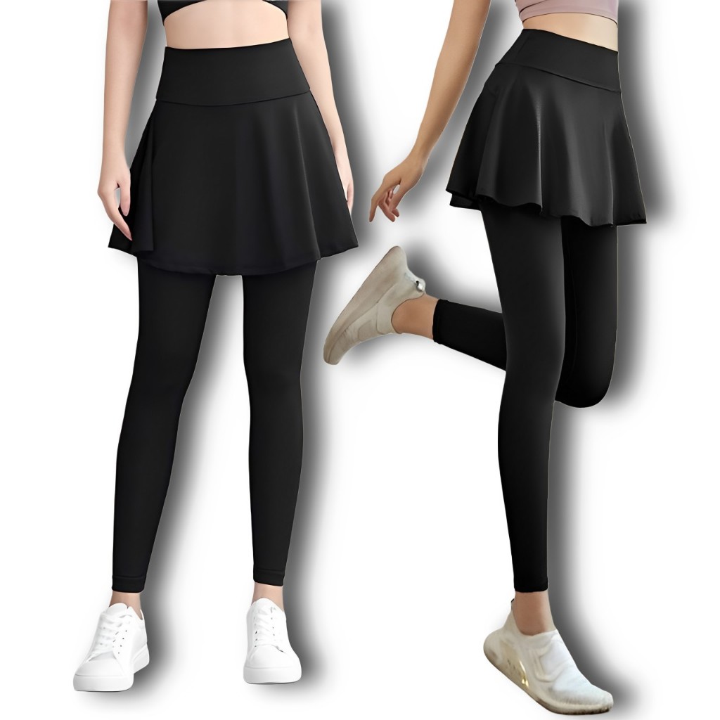 Jual Celana Legging Rok Olahraga Wanita Skirt Sport Lari Jogging Gym Senam Aerobik Zumba Yoga ...