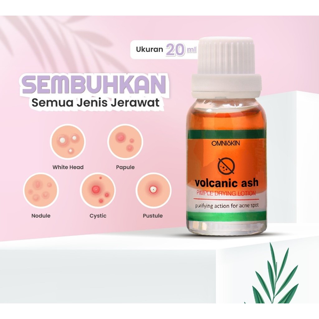 Jual OMNISKIN - Cica Volcanic Ash Pimple Drying Lotion - Obat Totol ...