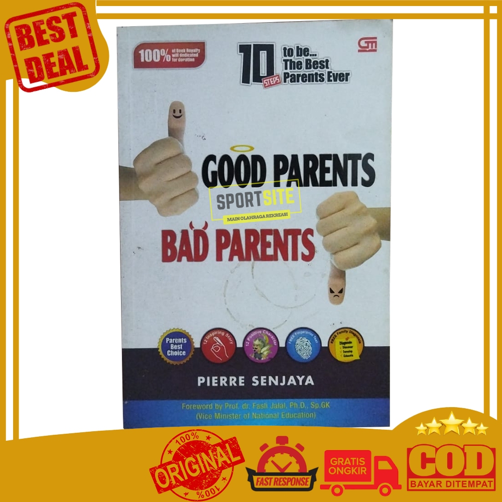 Jual Buku Good Parents Bad Parents Pierre Senjaya 10 Steps to be The ...