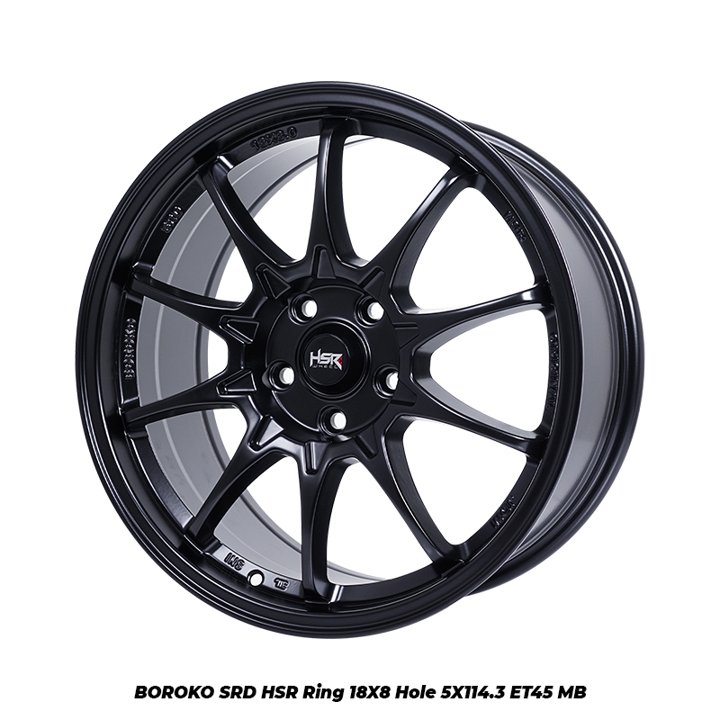 Jual Velg Mobil R18 • Hsr Wheel Boroko Srd • Untuk Mobil 5 Baut Roda • Ring18 Single Pcd 5 x 114 ...