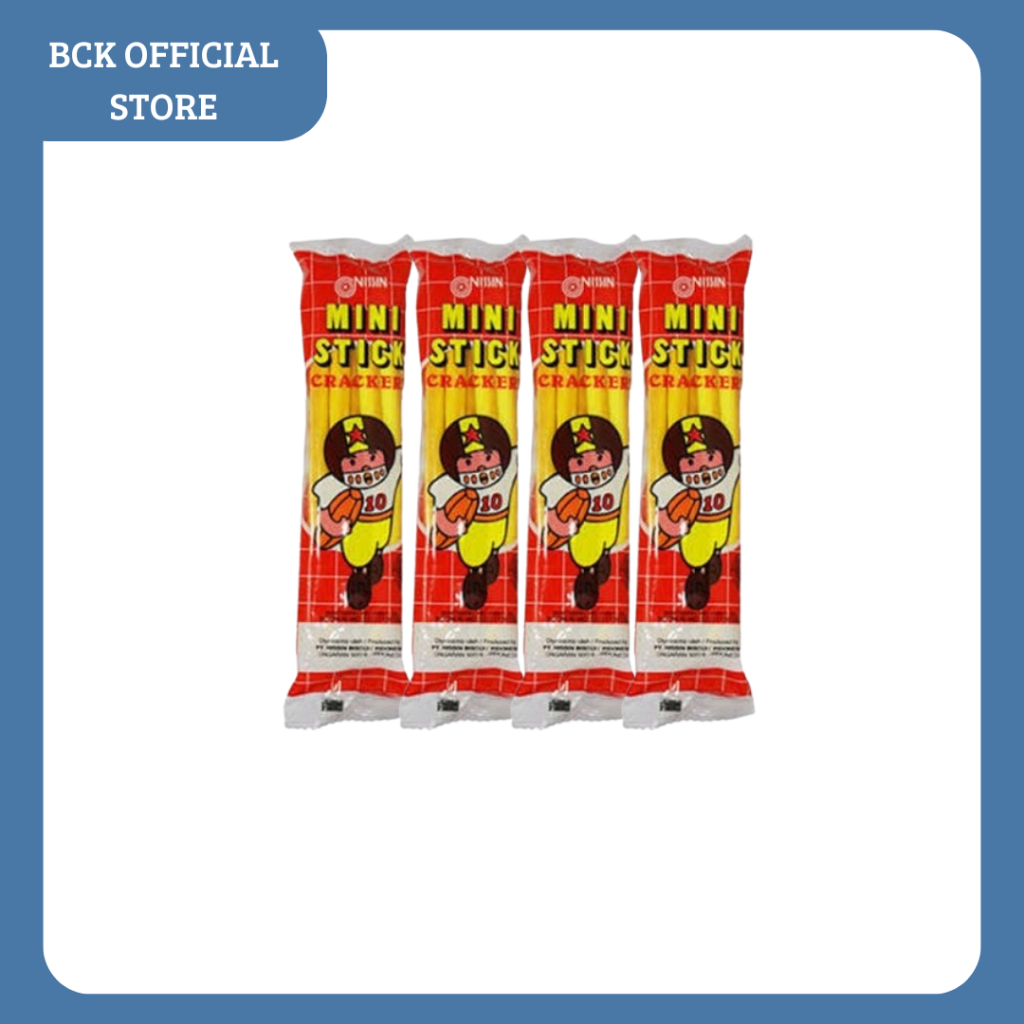 Jual Nissin Mini Stick Crackers Merah 10x25gr (RENCENG) | Shopee Indonesia