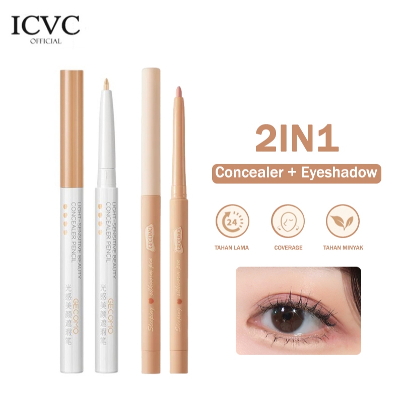 Jual [2in1] GECOMO Concealer Eye Pensil Concealer Stick & Pen ...