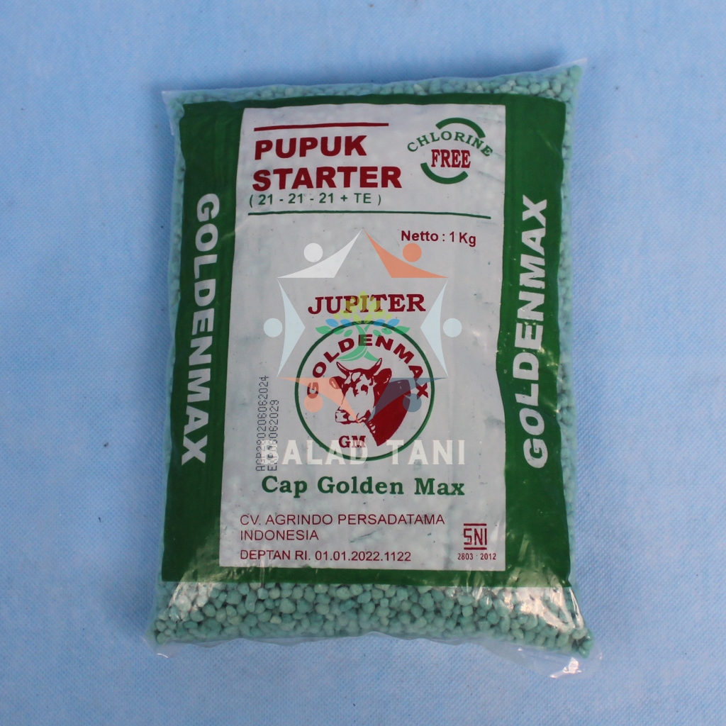 Jual PUPUK NPK GOLDEN MAX 1 KG JUPITER 21-21-21+TE KEMASAN PABRIK ...