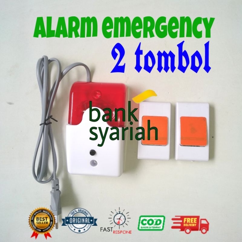 Jual Alarm Emergency SOS Alarm Sistem Keamanan 2 Tombol Wireless ...