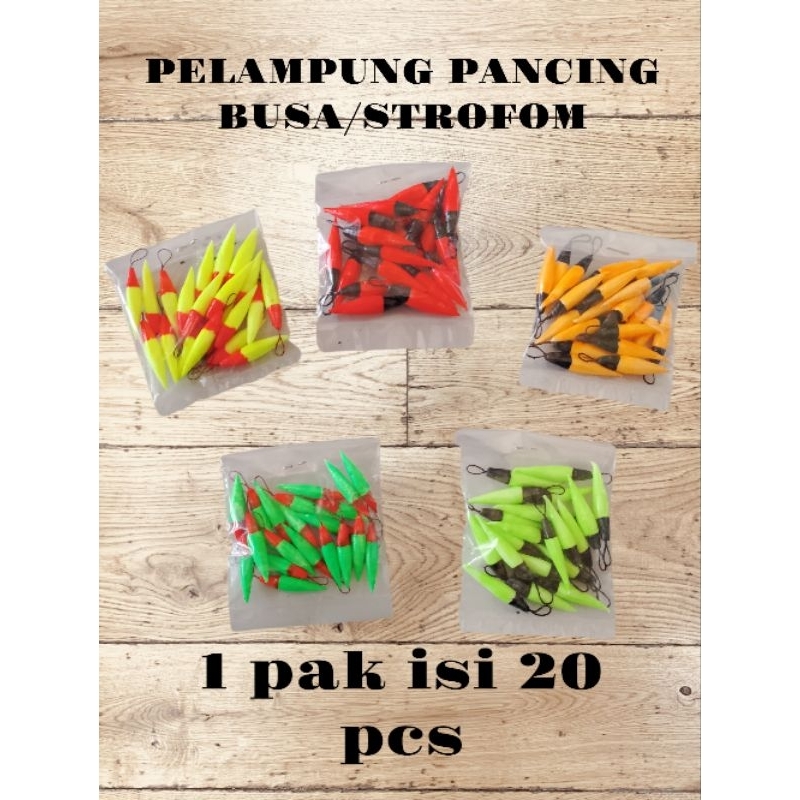 Jual PELAMPUNG PANCING BUSA 1 PAK ISI 20 PCS | Shopee Indonesia