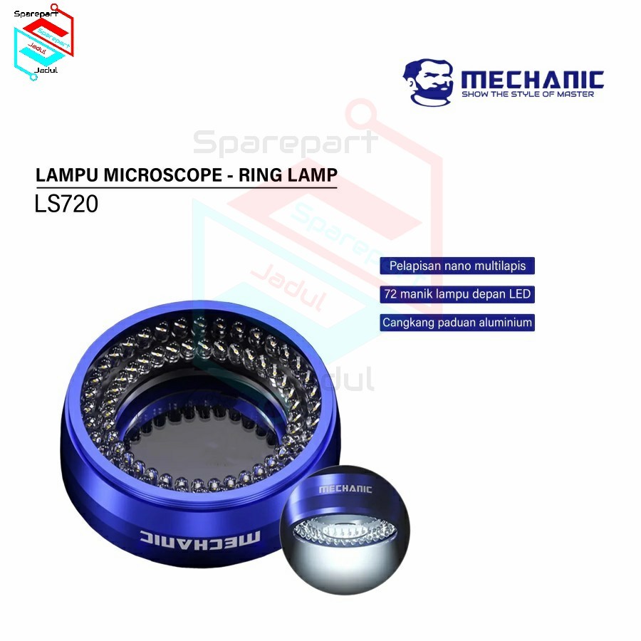 Jual Mechanic LS720 Lampu Microscope Microscope Ring Light Polarized ...