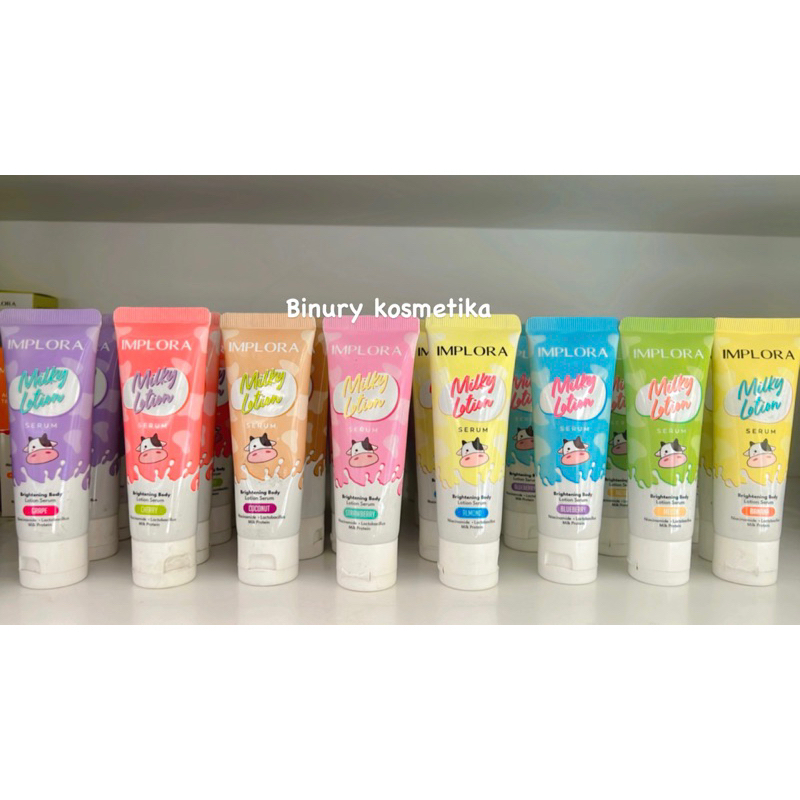 Jual Implora Milk Lotion Serum Brightening Body Lotion serum 50gr ...