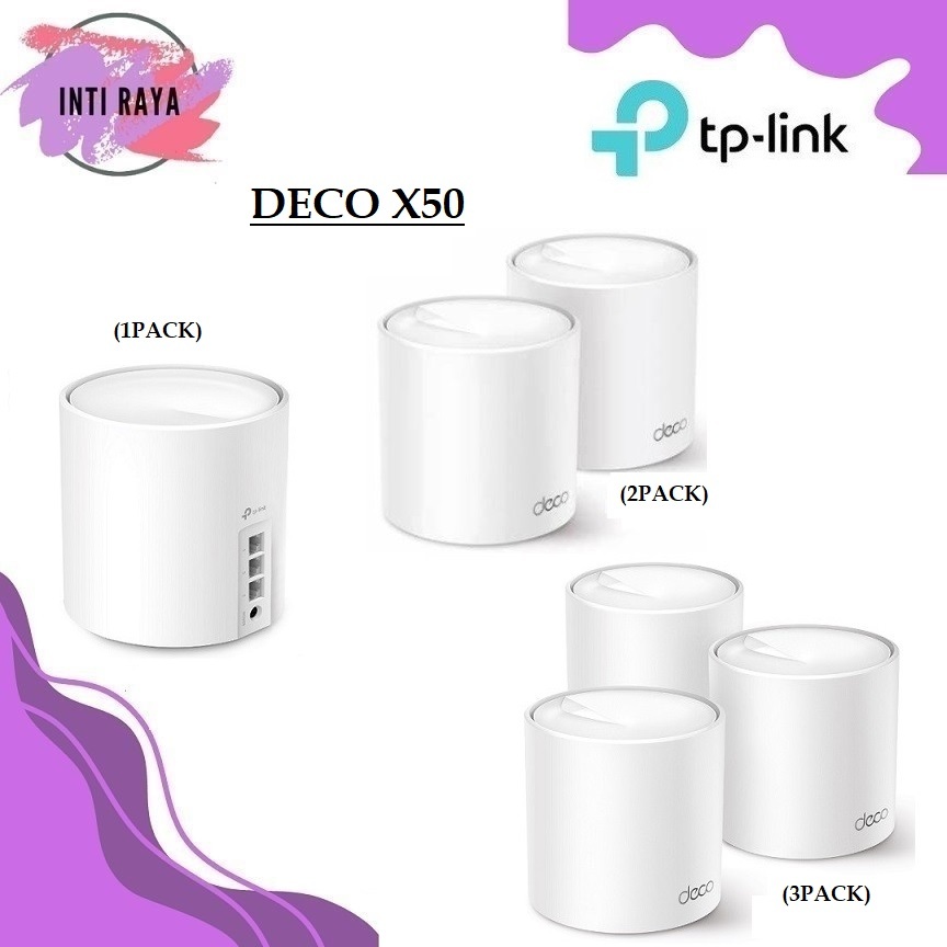 Jual TPLINK DECO X50 1/2/3 PACK AX3000 Whole Home Mesh WiFi 6 System ...