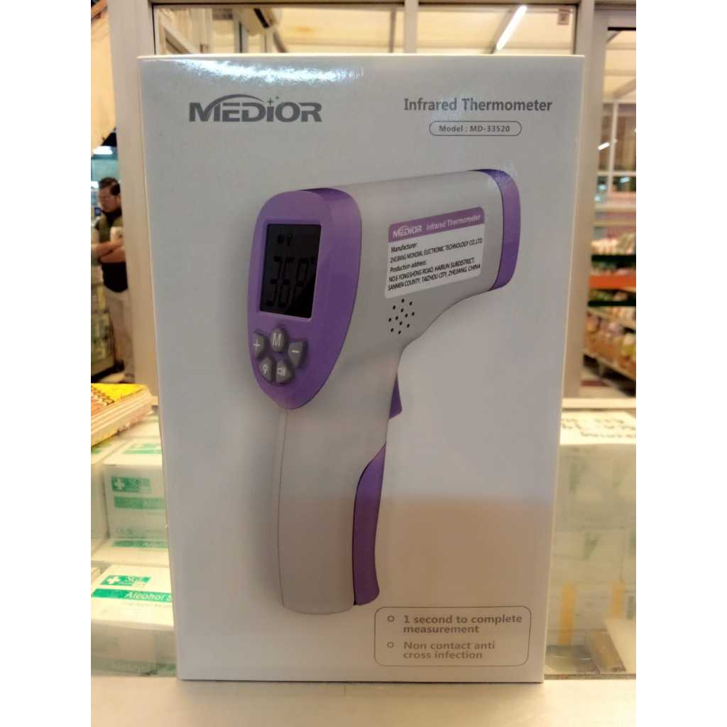 Jual Thermogun Thermometer Tembak Infrared/THERMOMETER MEDIOR ...