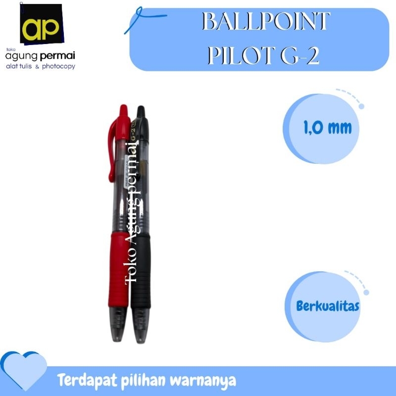 Jual BALLPOINT PILOT G-2 0,5MM | Shopee Indonesia