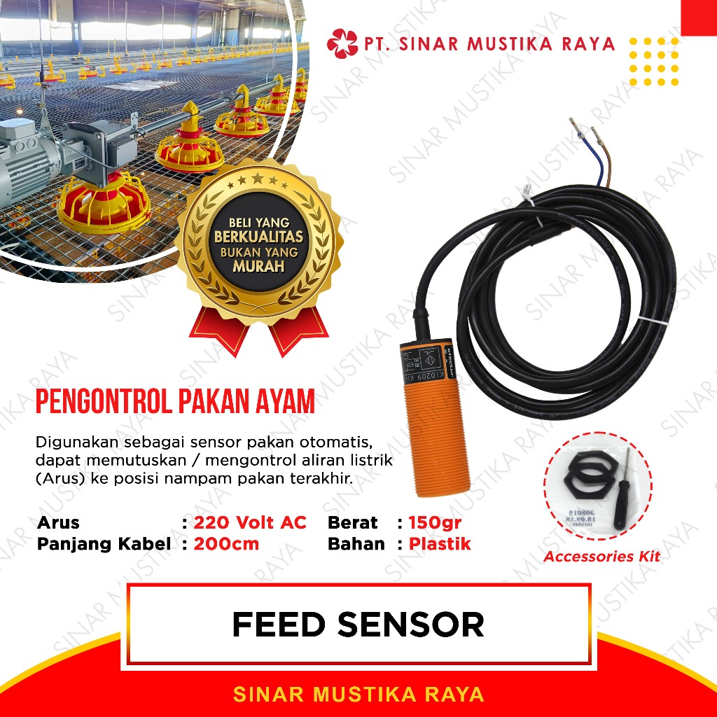 Jual Feed Sensor (IFM) China Pengontrol Motor Auger Pakan Ayam Otomatis ...