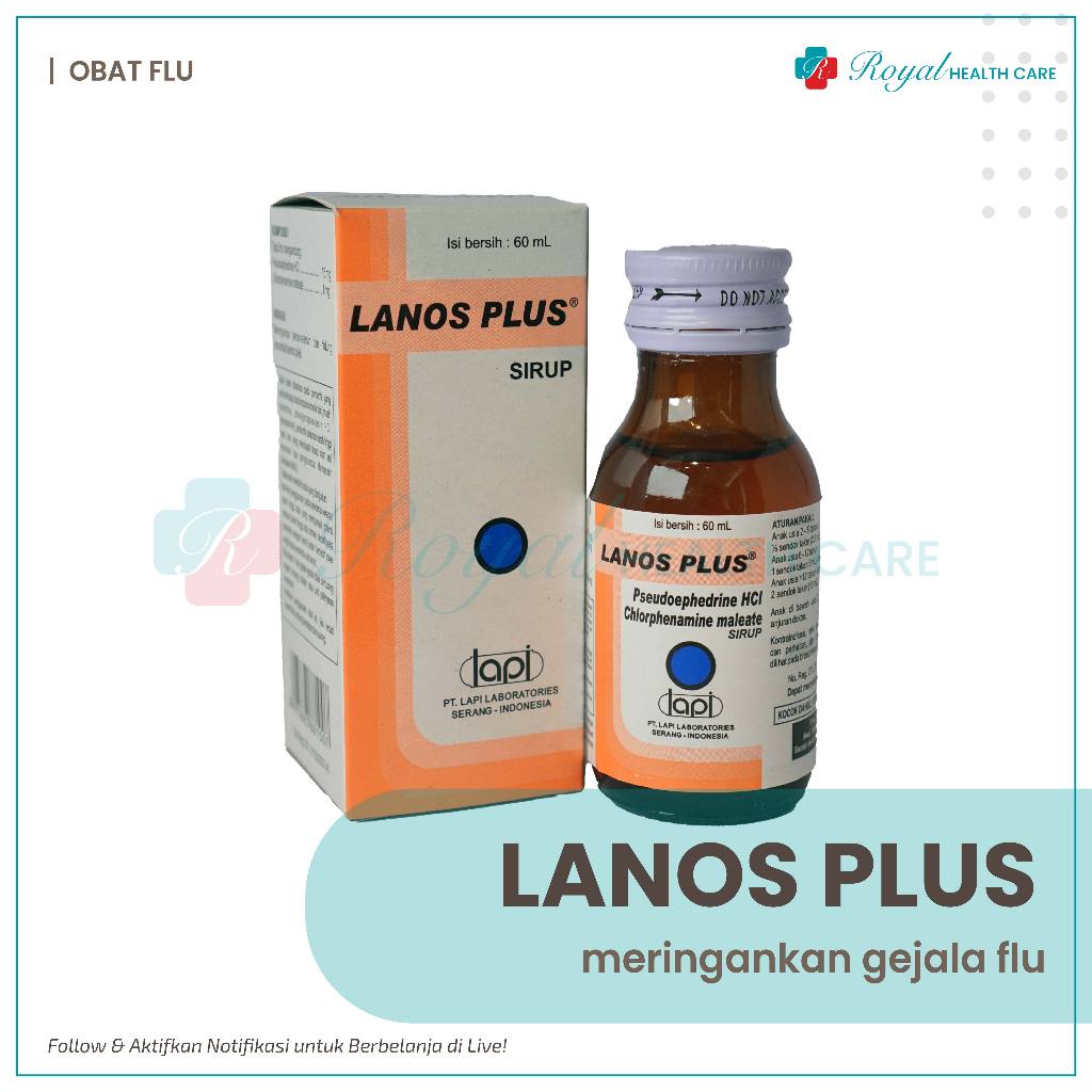 Jual LANOS PLUS 60 ML Efektif Meredakan Hidung Tersumbat Dikarenakan ...