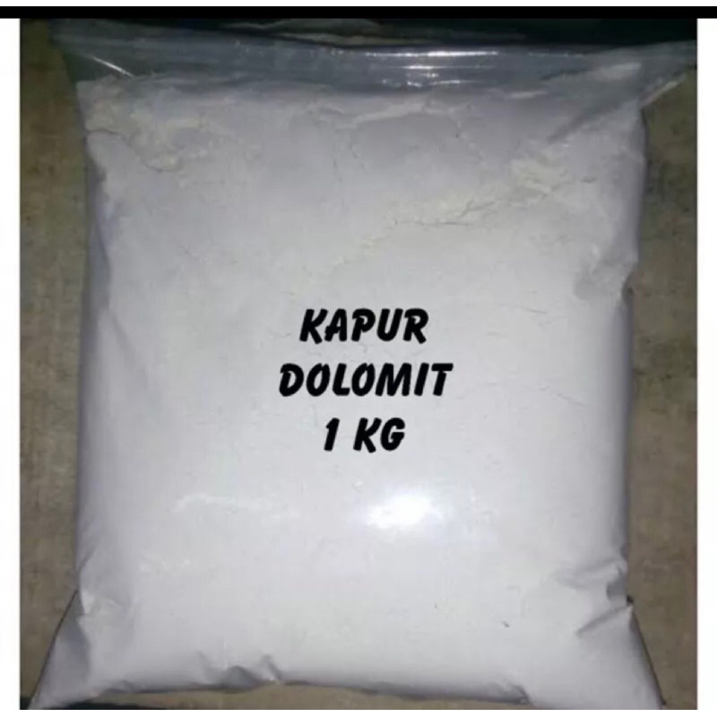 Jual pupuk kapur dolomit super halus 1kg kemasan repack/pupuk kapur ...