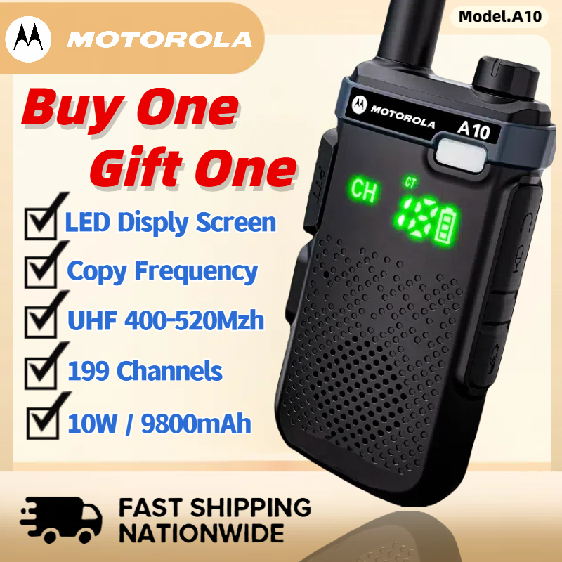 Jual MOTOROLA A10 HT walkie-talkie Beli 1 gratis 1 stasiun radio ...