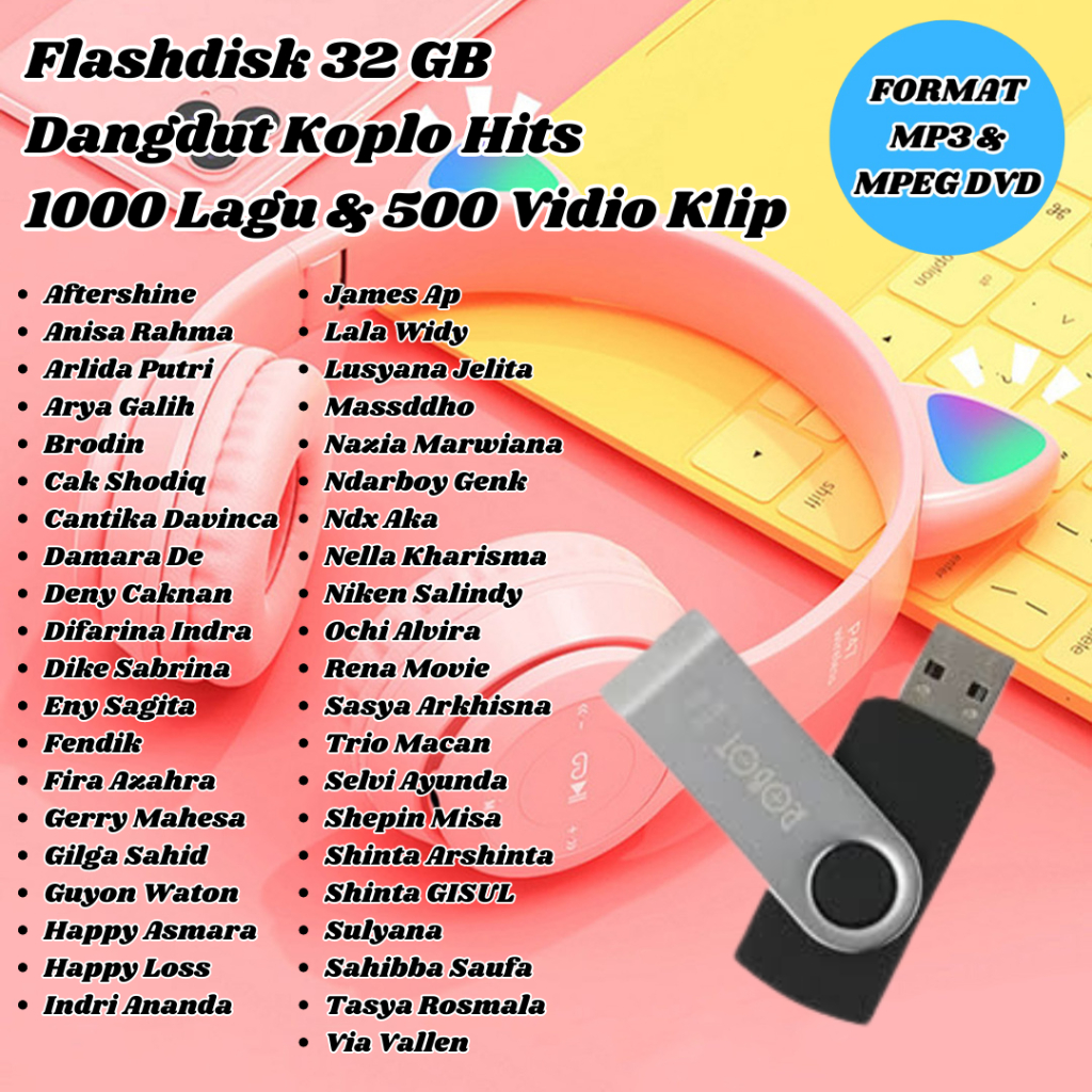 Jual Flashdisk 32GB Robot Untuk Speaker Mobil Dll | Shopee Indonesia