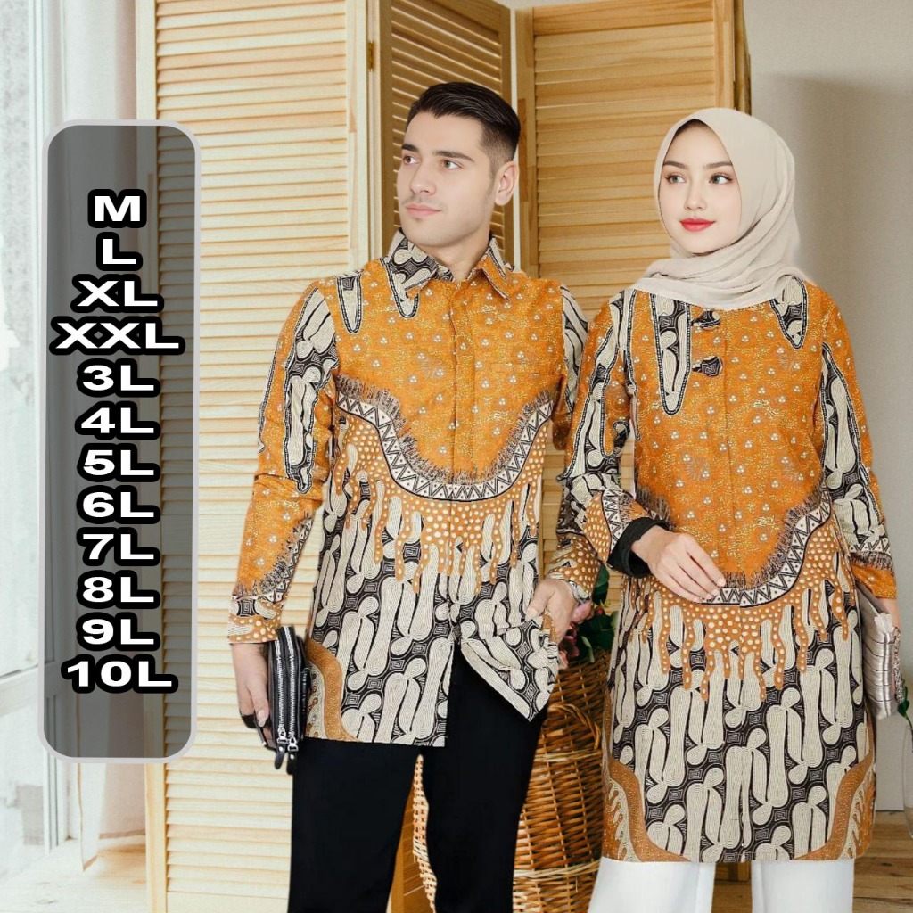 Jual Tunik Batik Dan Kemeja Batik Jumbo | M-10XL SUPER JUMBO | atasan seragaman batik modern ...