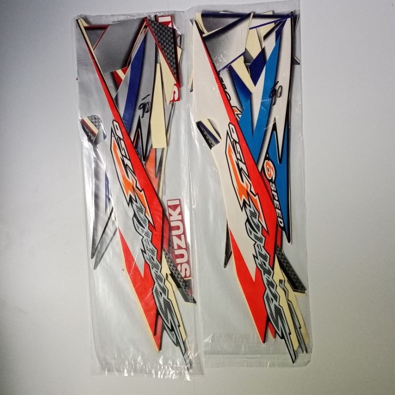 Jual Stiker Striping Sticker Suzuki Satria F 150 CBU 2006 List Les Body ...